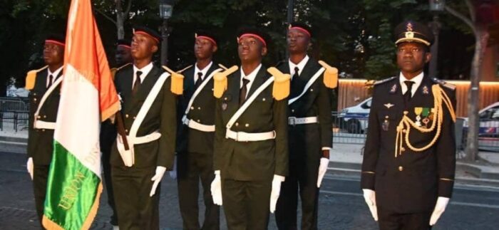 Côte d’Ivoire / Des enfants de troupe de l’EMPT de Bingerville.