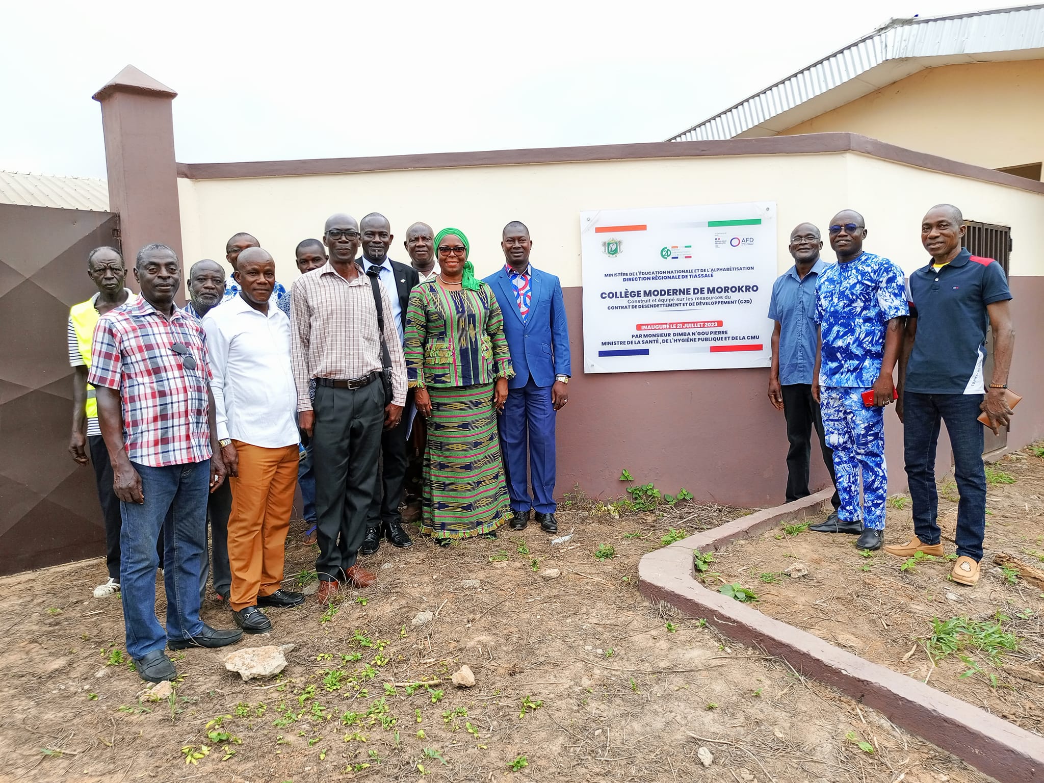 Drena Tiassalé / Le Chef d'établissement du collège moderne 2.