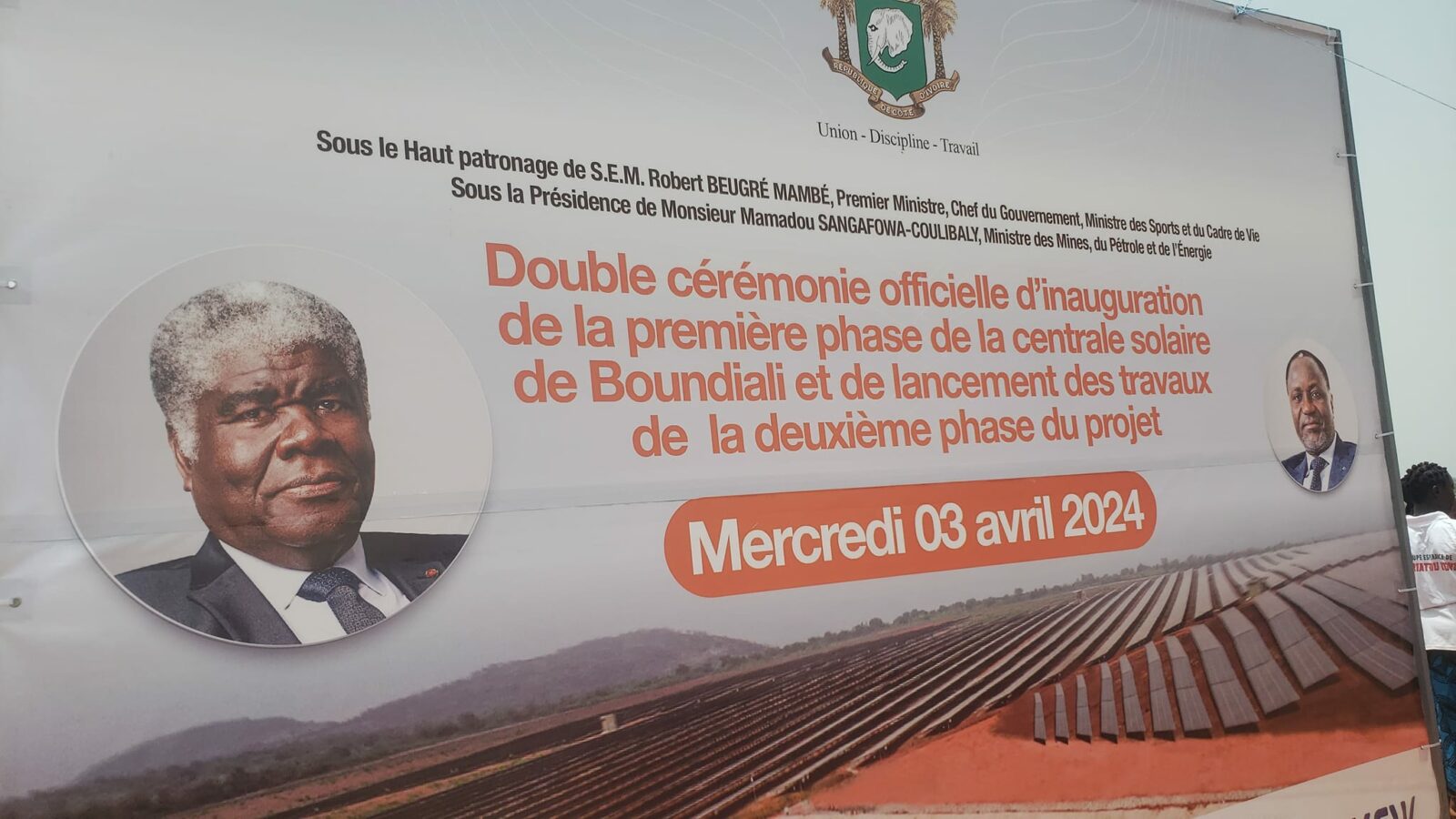 Drena Boundiali / Cérémonie d'inauguration.