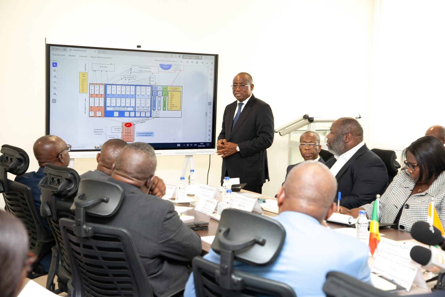 Enseignement Technique / Le Ministre N’Guessan KOFFI.