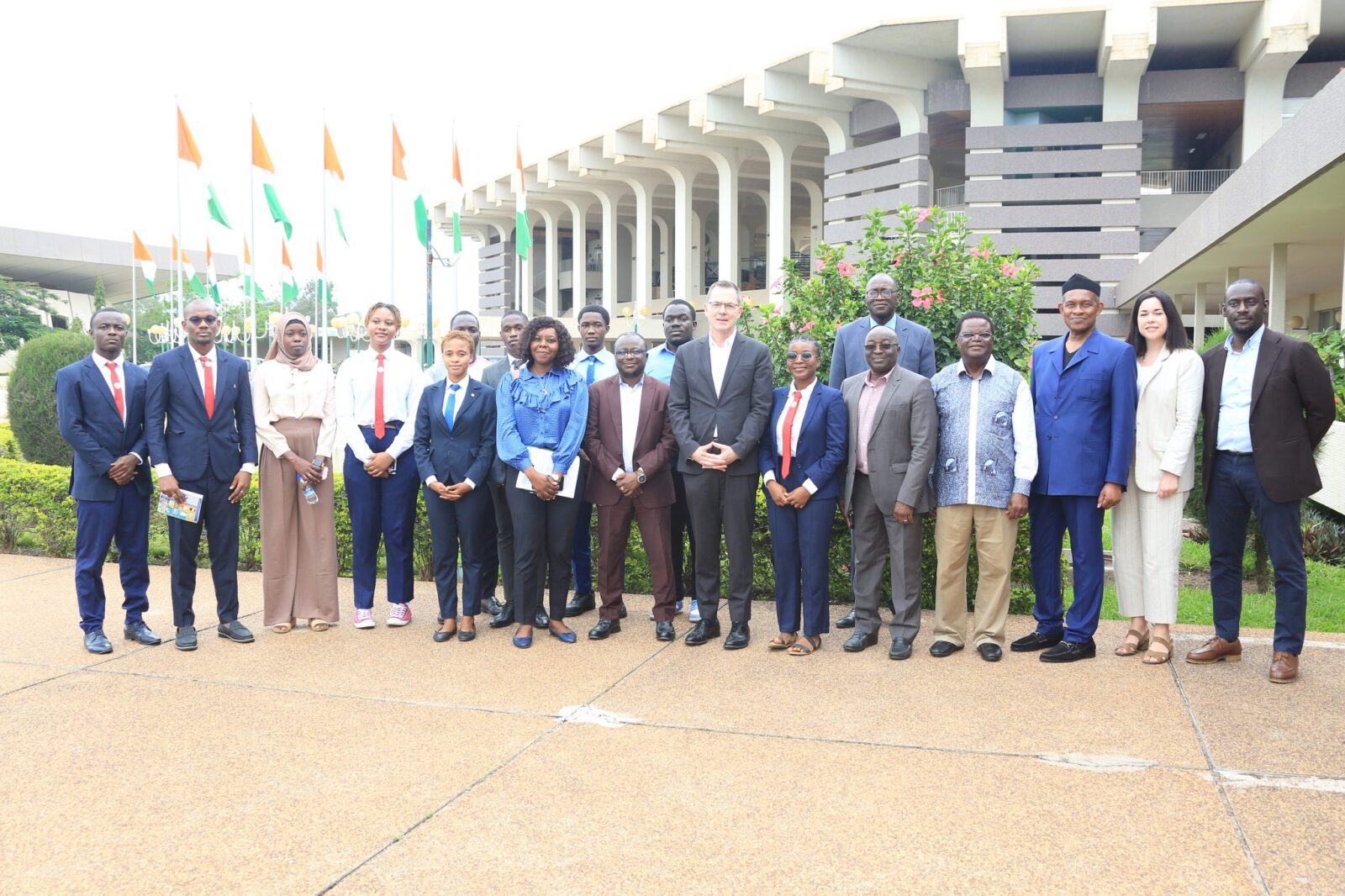 Coopération internationale / Visite de l'international finance.