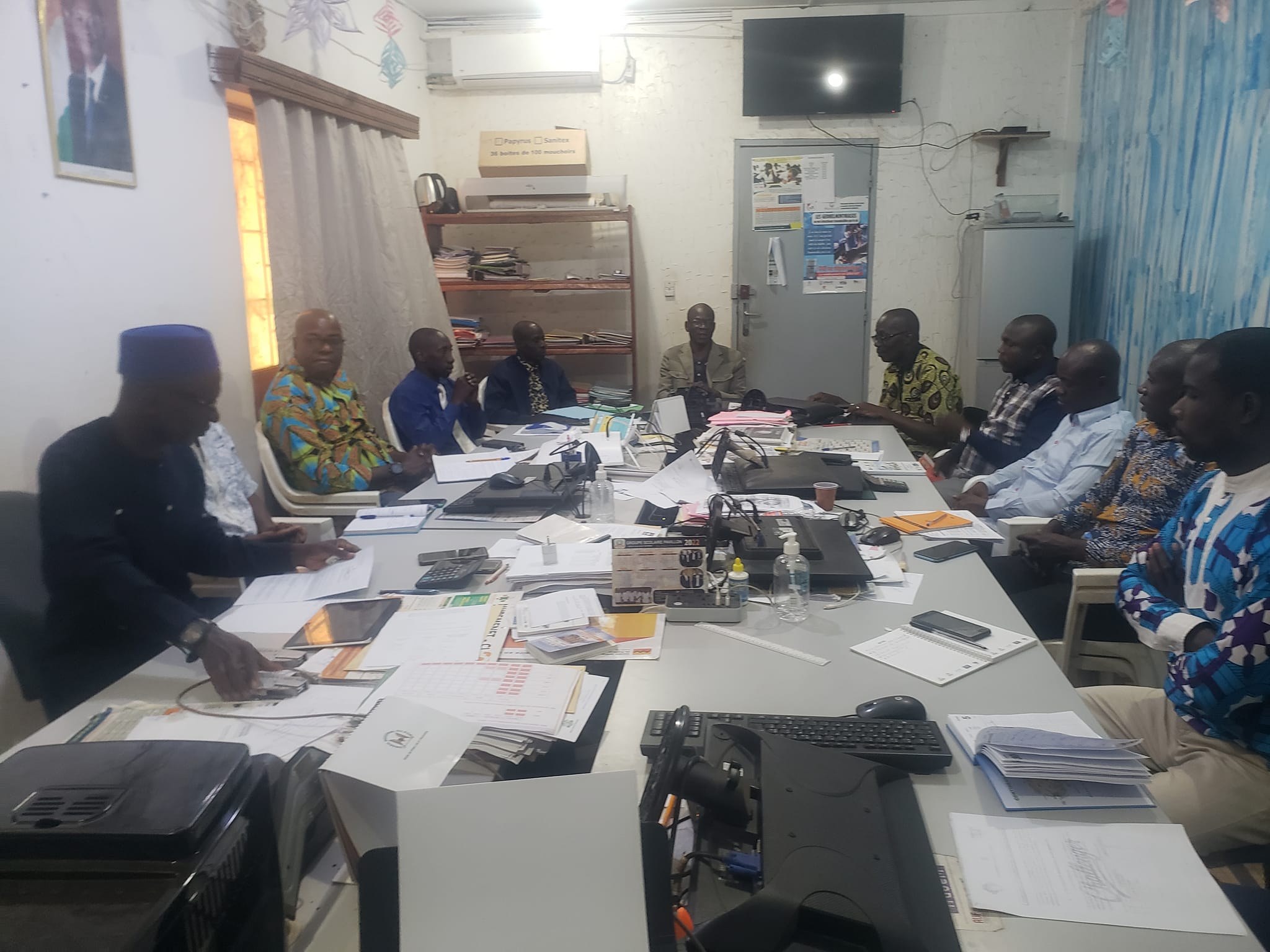 Drena Boundiali Sercom / Première réunion du comité.