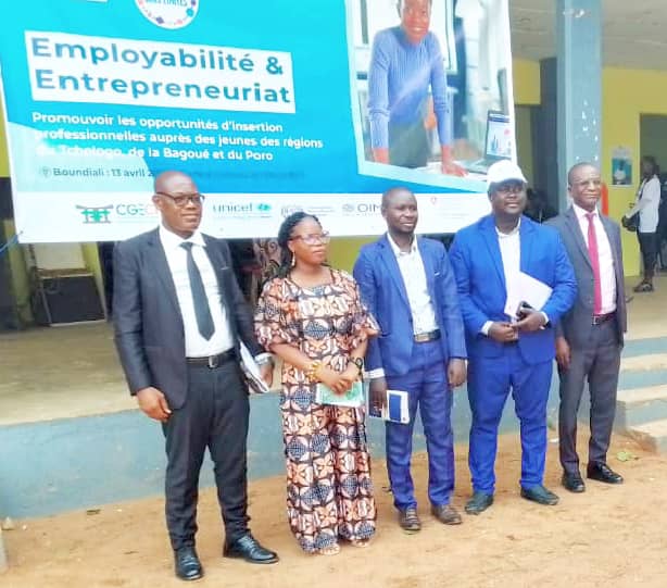 Côte d'Ivoire / Boundiali : La foire de l'emploi attire les jeunes.