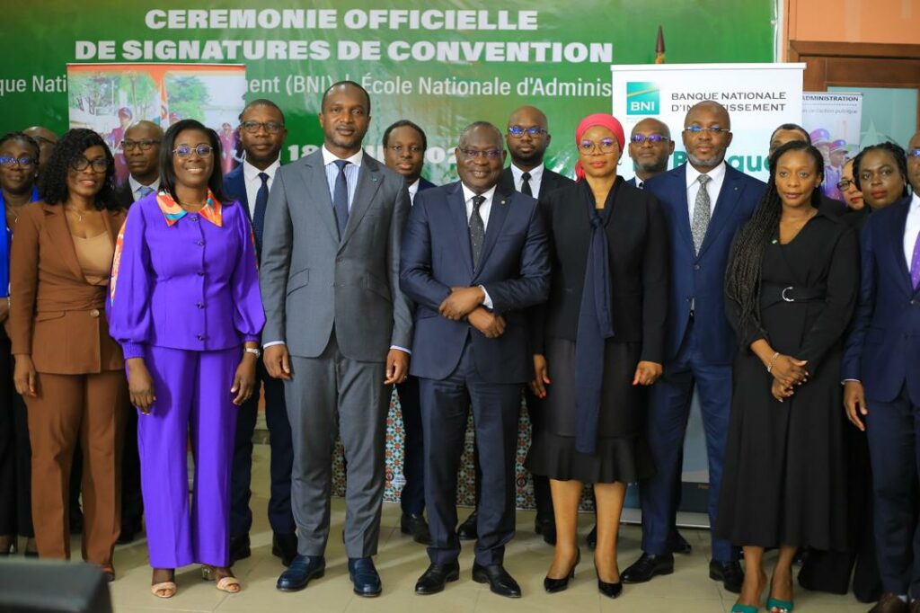 ENA / Signature de partenariat : L’ENA et la BNI ensemble.